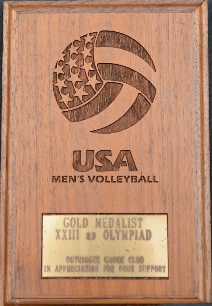 USA Men's VB Gold Medalist Appreciation Plaque - OCC Sports